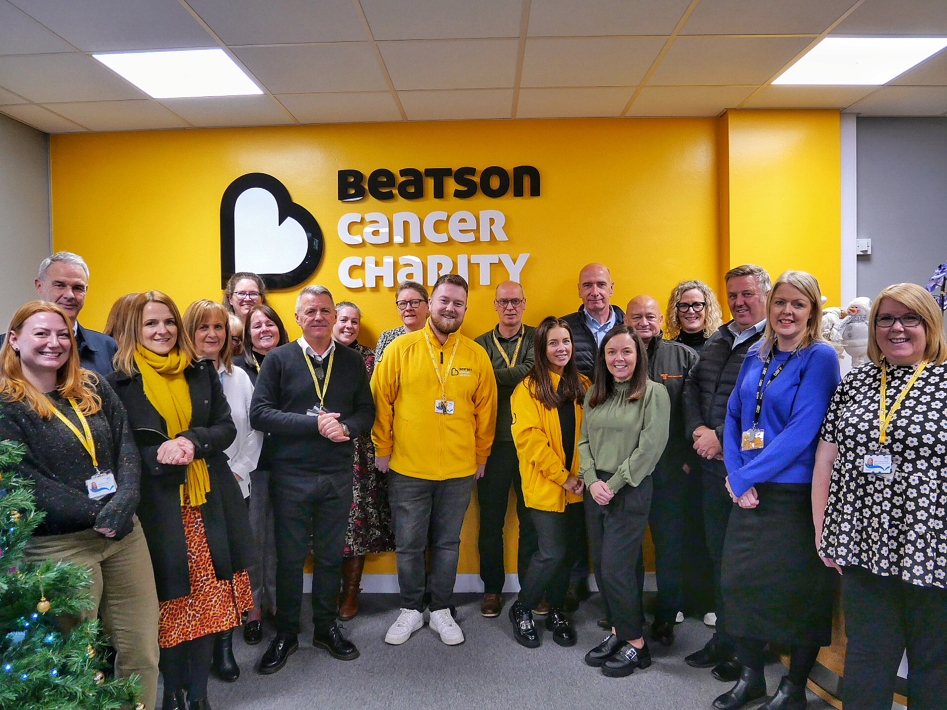 Beatson Cancer Charity employees thank businesses for giving them ...