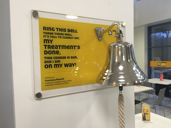 Beatson Cancer Charity dedicates ‘end of treatment’ bell to ‘Princess ...