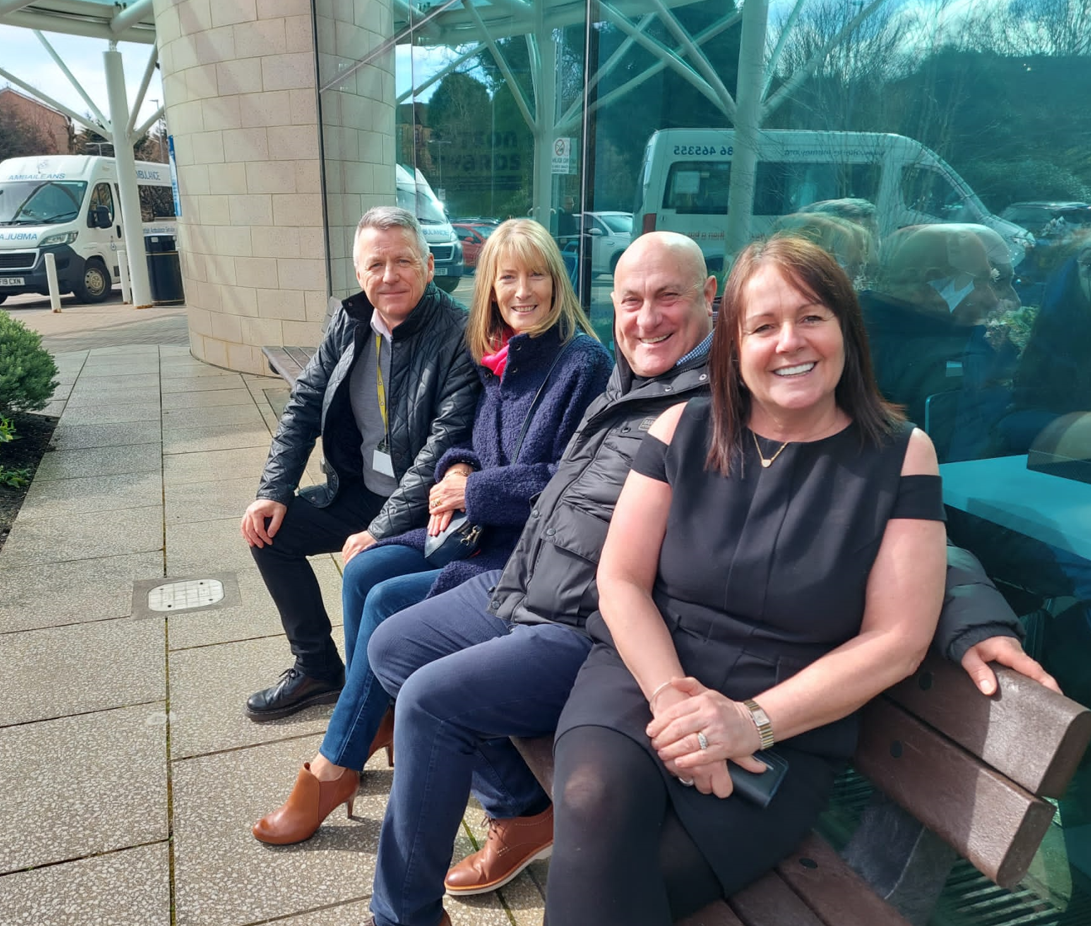 Benches for patients donated to Beatson Cancer Charity | Beatson Cancer ...