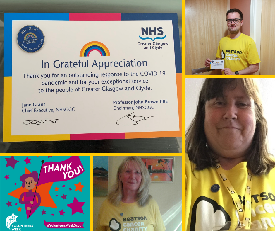 Beatson Cancer Charity Celebrates Volunteer Week. | Beatson Cancer Charity